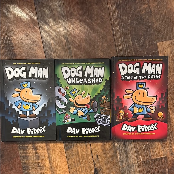 Dog Man | Other | Dog Man Book Series By Set Of 3 | Poshmark